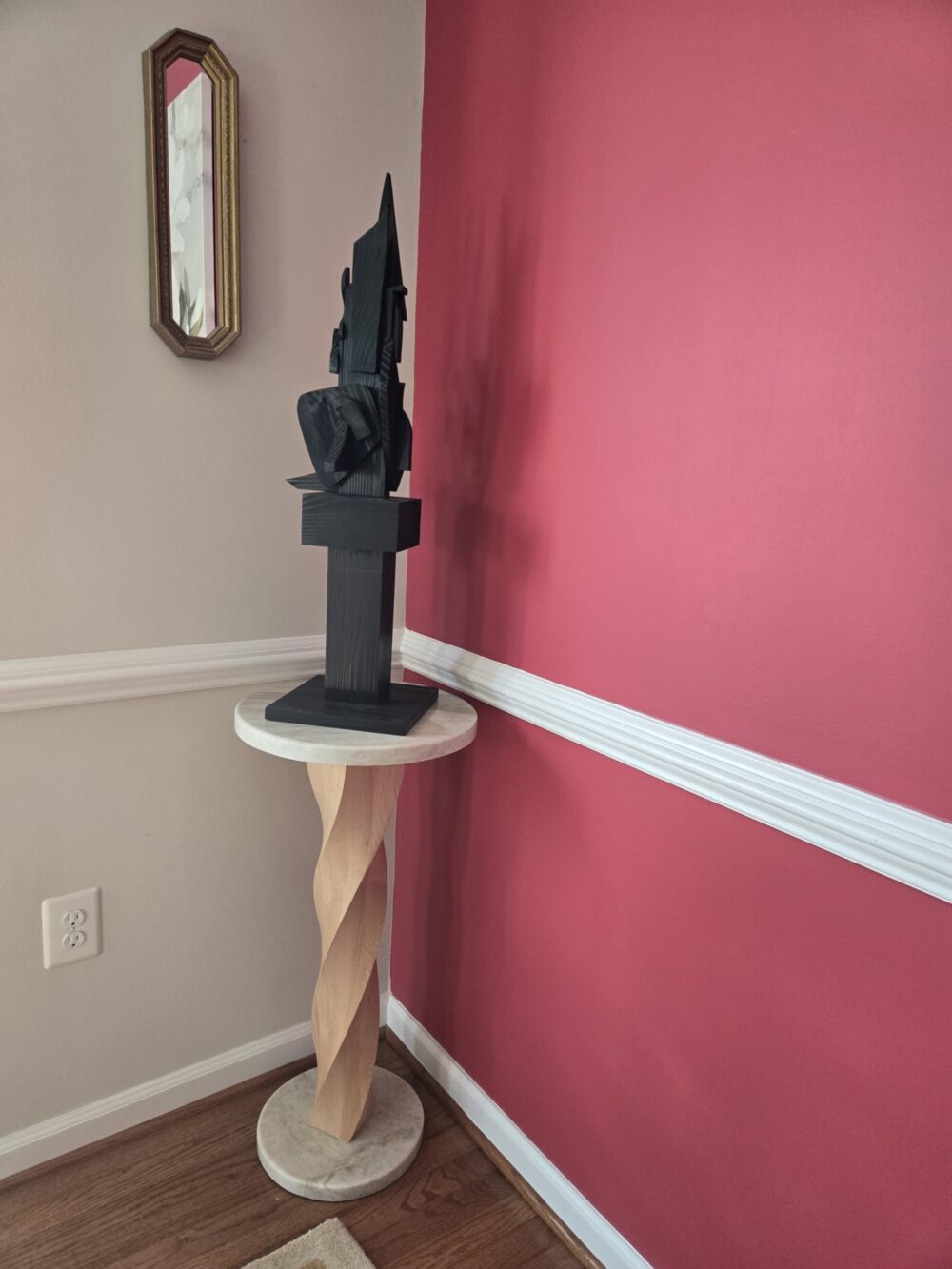 Osborne Wood | Twisted Island Leg Adapted to Stunning Pedestal