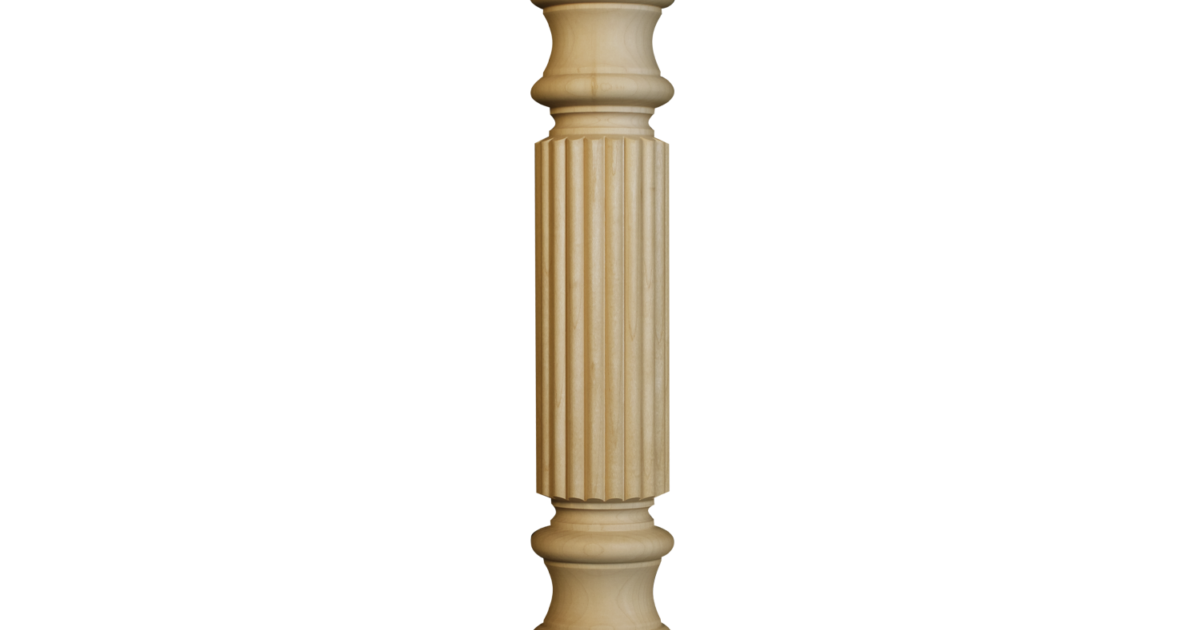 Osborne Wood | Reeded Dining Table Legs & Repurposed Cabinet Doors