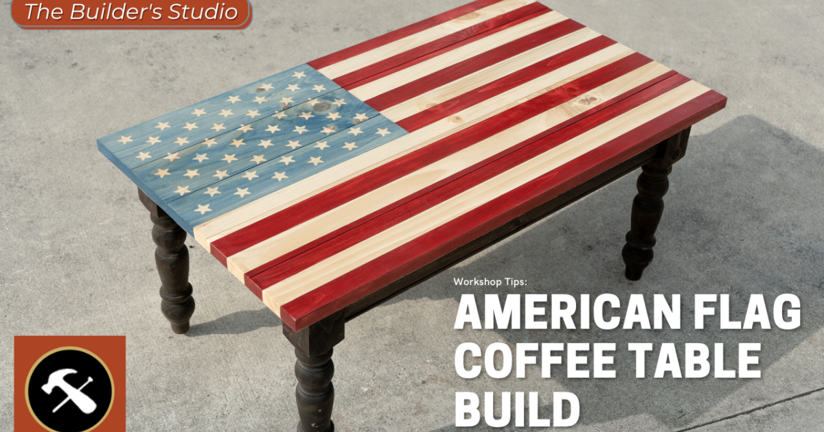 Osborne Wood | Osborne Builder's Studio: American Flag Coffee Table