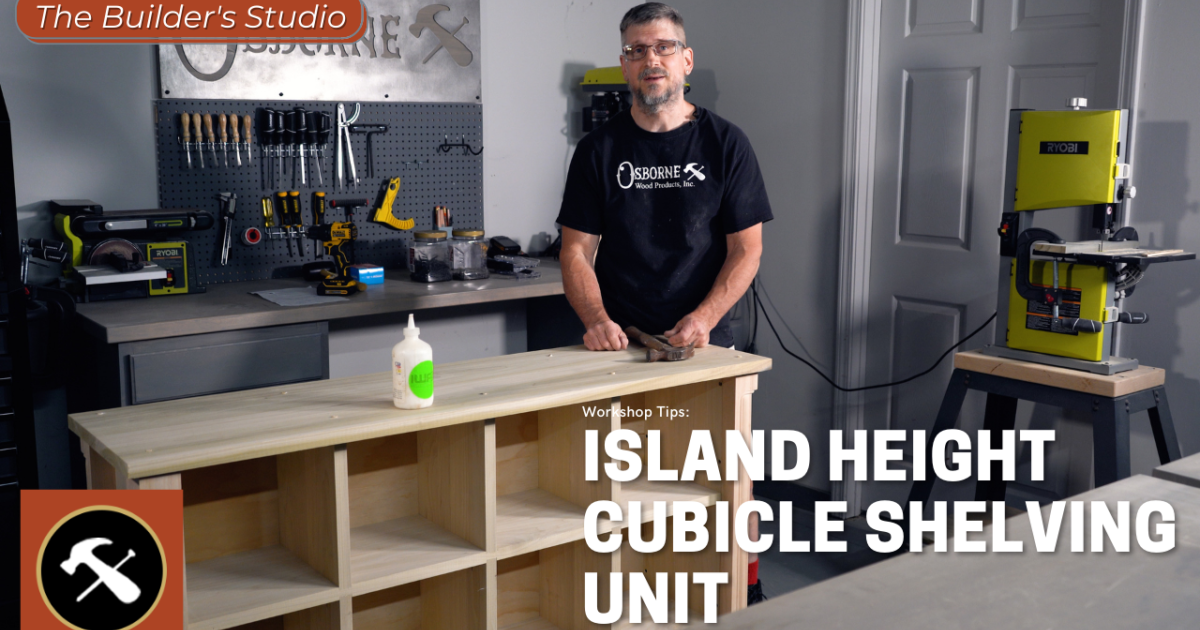 Osborne Wood | Osborne Builder's Studio: Cubicle Shelving Unit