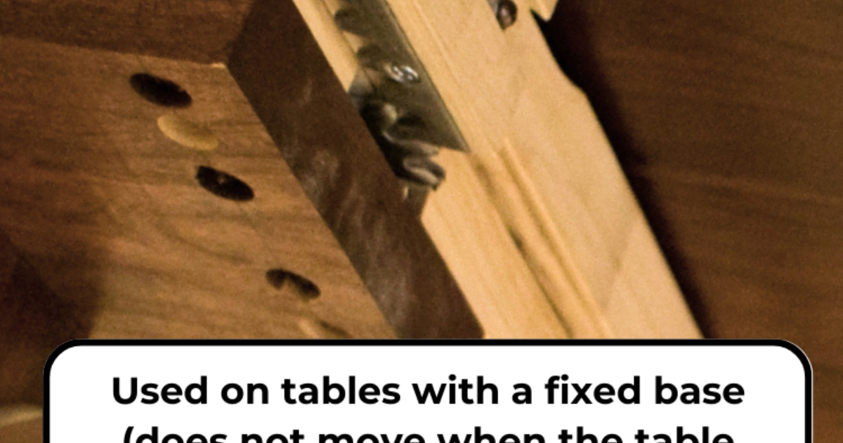 Osborne Wood | Fixed Frame Table Slides (Equalizer)