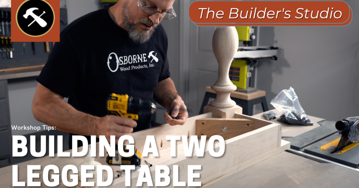Osborne Wood | Osborne Builder's Studio: Two-Legged Table