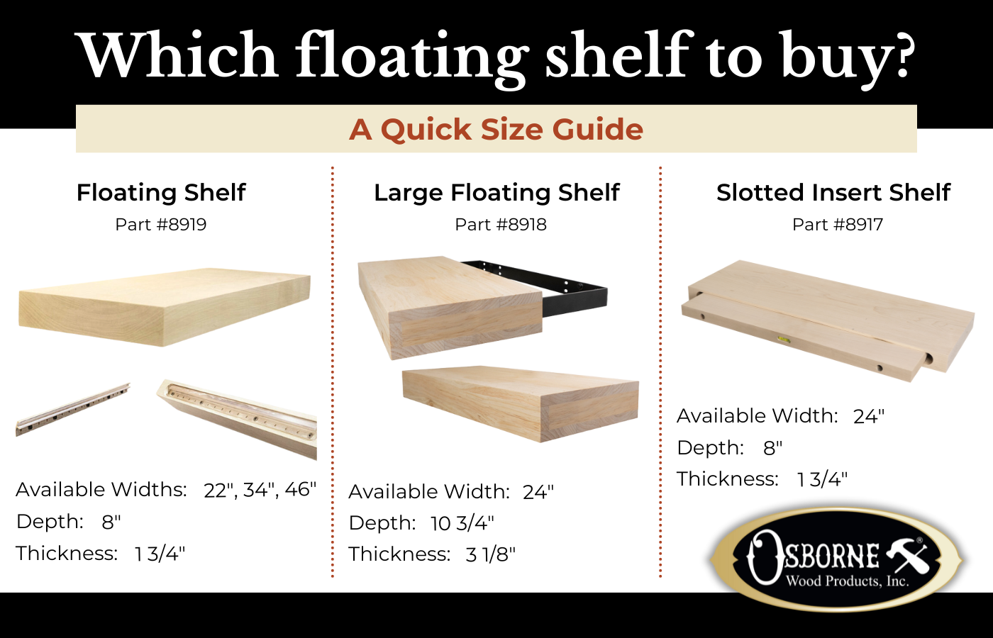 Osborne Wood | How to Make Floating Shelves Part of Your Home Design