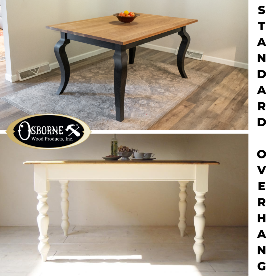 Osborne Wood | Dining Table Overhang Can Change the Look of a Table