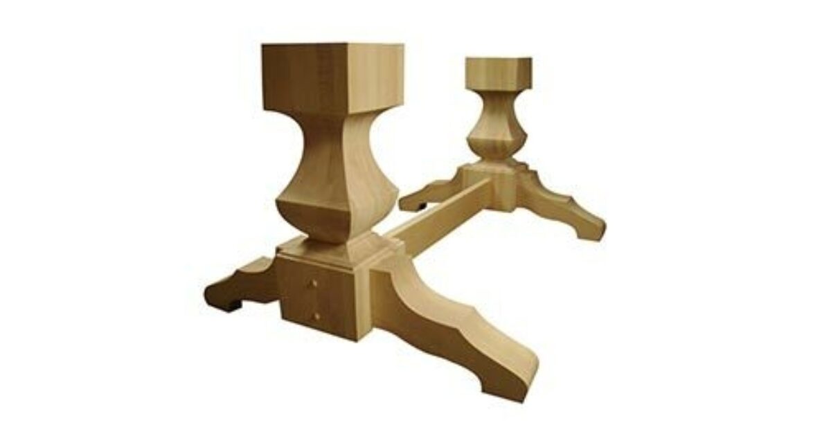 Osborne Wood | A Simple Pedestal Table with Designer Style