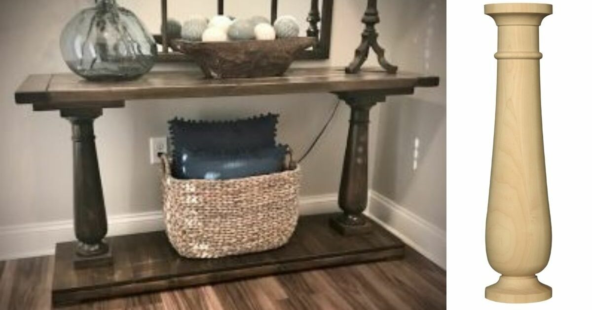 Osborne Wood | Beautiful Baluster Console Table