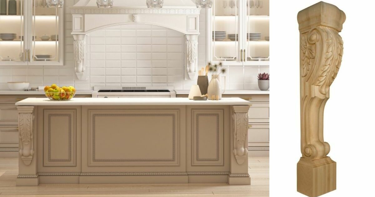 Osborne Wood | Classical Corbels for Classic Kitchens
