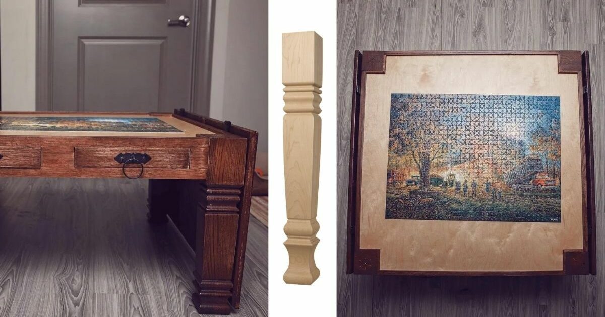 Osborne Wood | Build a Puzzle Table for Convenient Storage