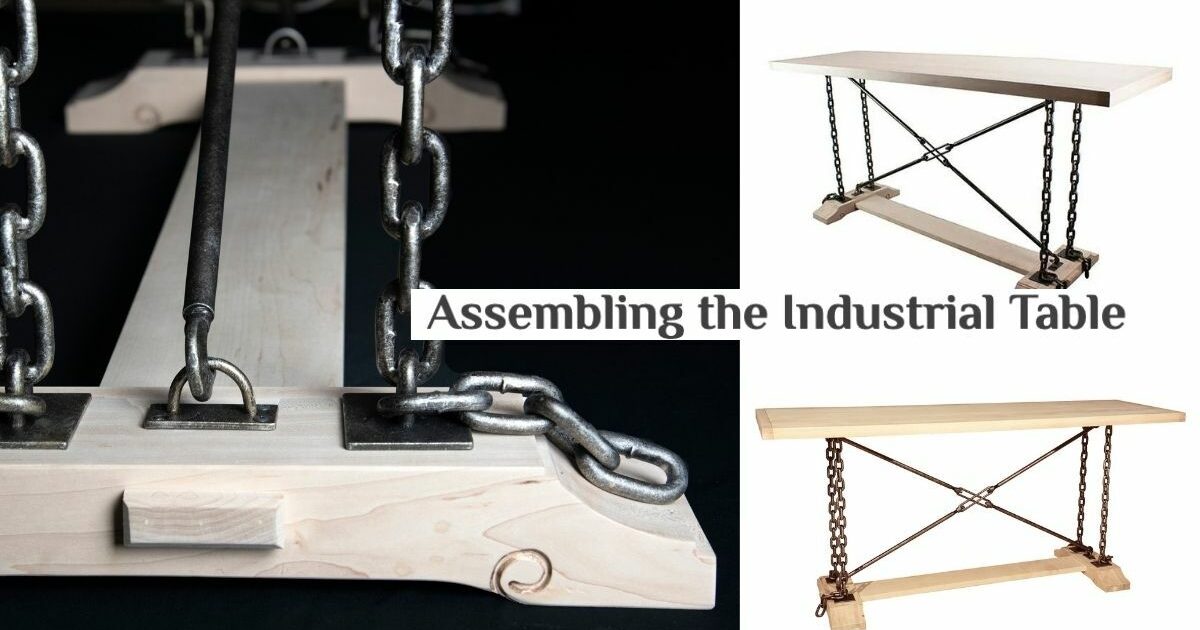 Osborne Wood | Assembling the Industrial Table