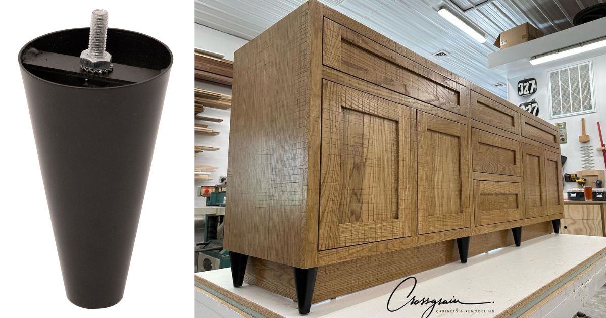 Osborne Wood | Metal Vanity Feet on Bathroom Vanity Add a Touch of…