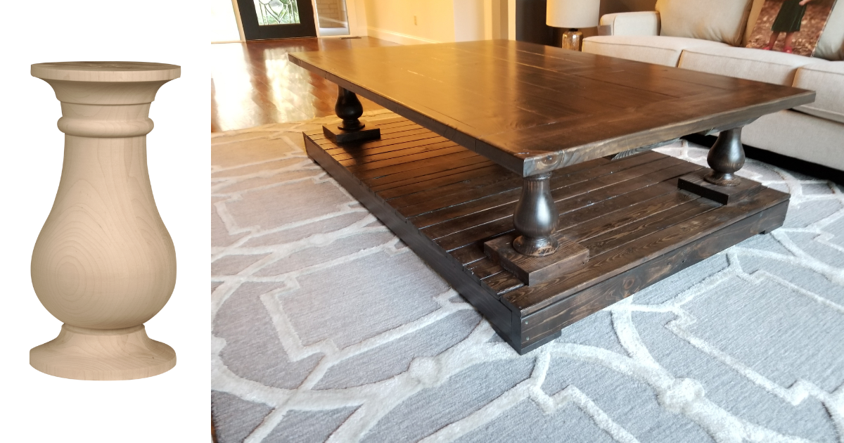 Osborne Wood | Balustrade Legs Add Elegant Touch to Stylish Coffee…