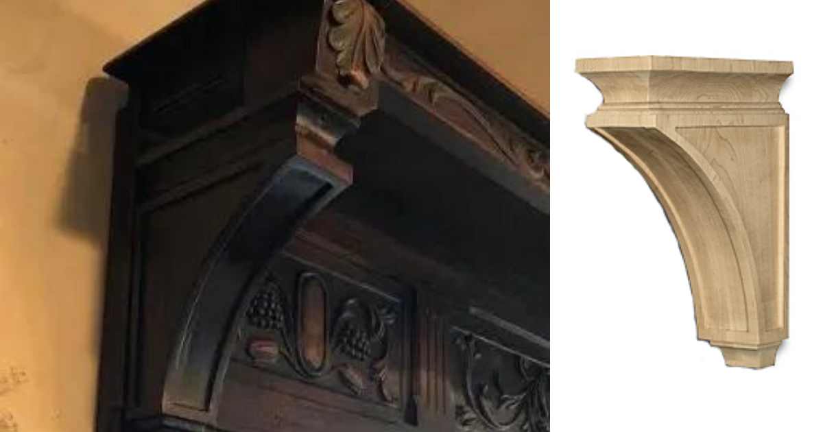 Osborne Wood | Osborne's Mission Style Corbels Support 17th Century…