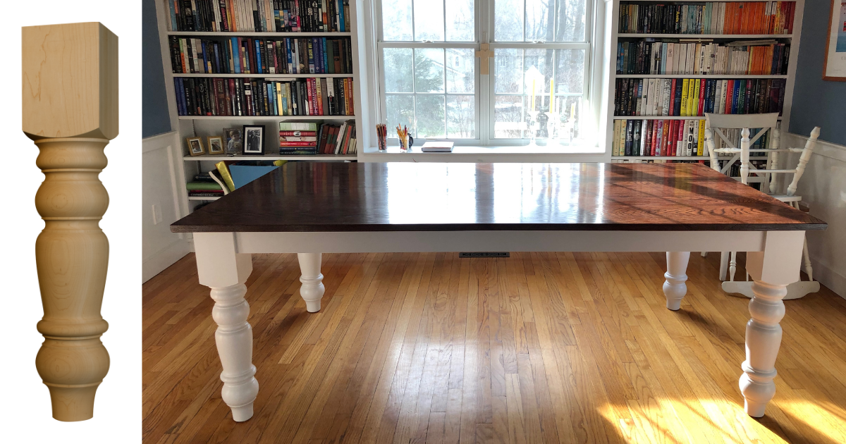 Osborne Wood | Chunky Legs Are The Perfect Pairing for Large Dining…