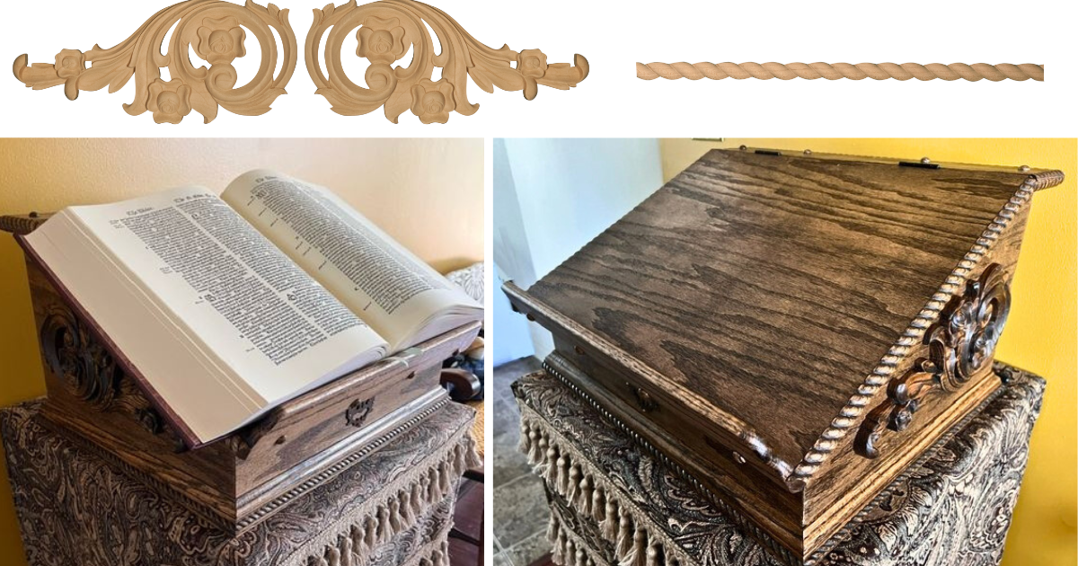 Osborne Wood | Ornate Bible Box Features Osborne Moulding and…