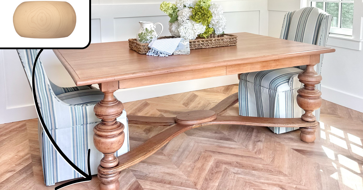 Osborne Wood | Bun Foot Seamlessly Adds Height To Table Legs