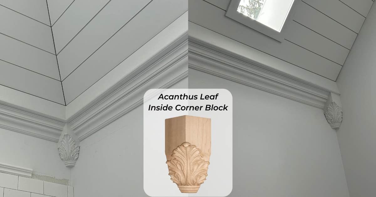 Osborne Wood | Corner Blocks For Crown Moulding Beautifully Eliminate…