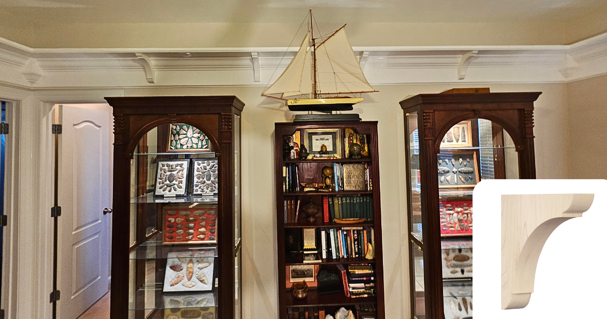 Osborne Wood | Traditional Corbels Provide A Perfect Shelf Support