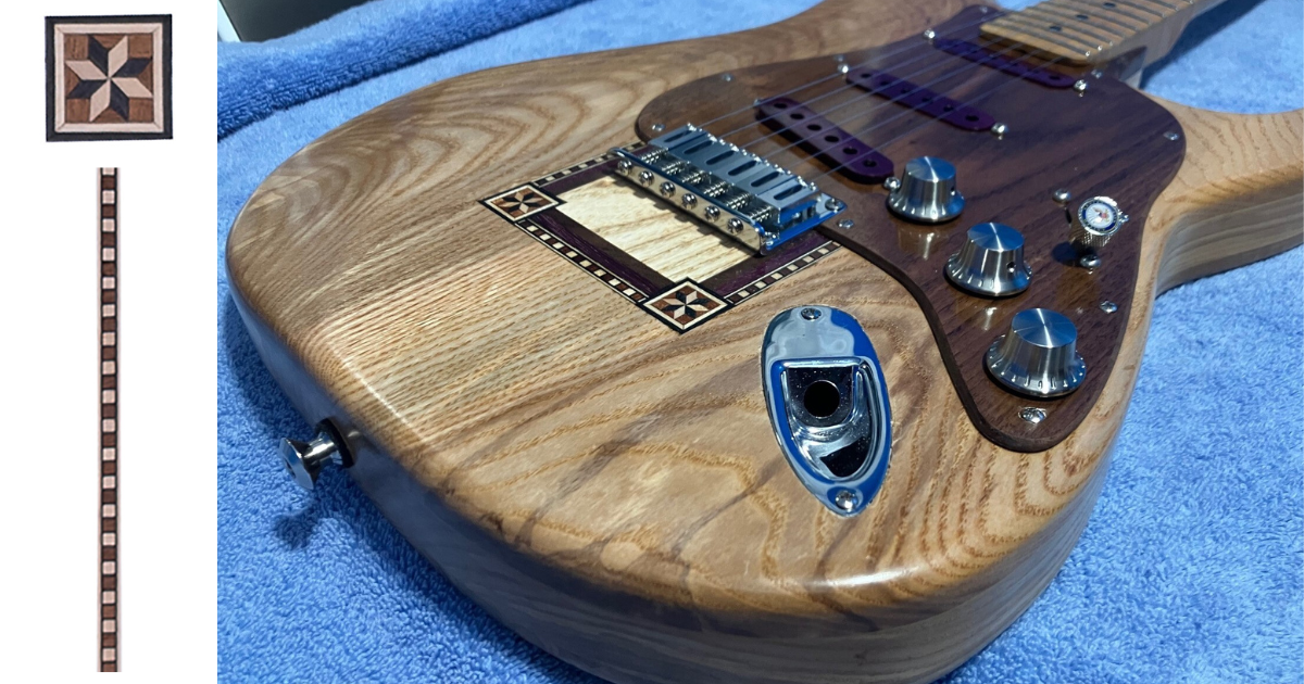Osborne Wood | Inlay Strips Add Exciting Detail to Guitar
