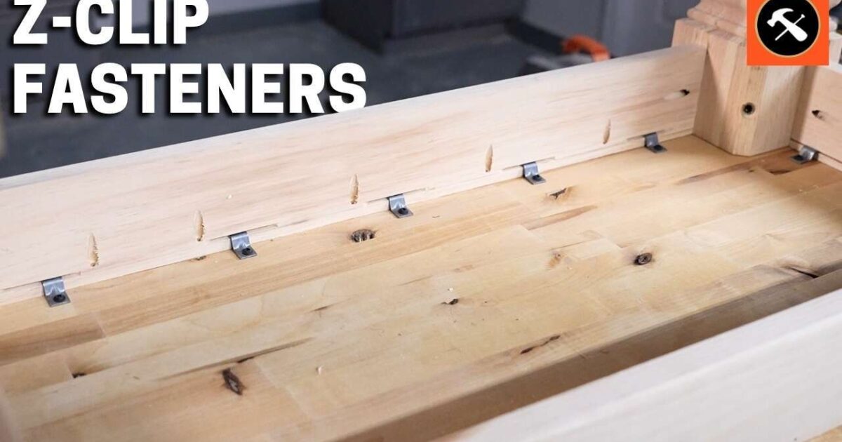 Osborne Wood | Osborne Builder's Studio: Using Z-Clip Table Top…