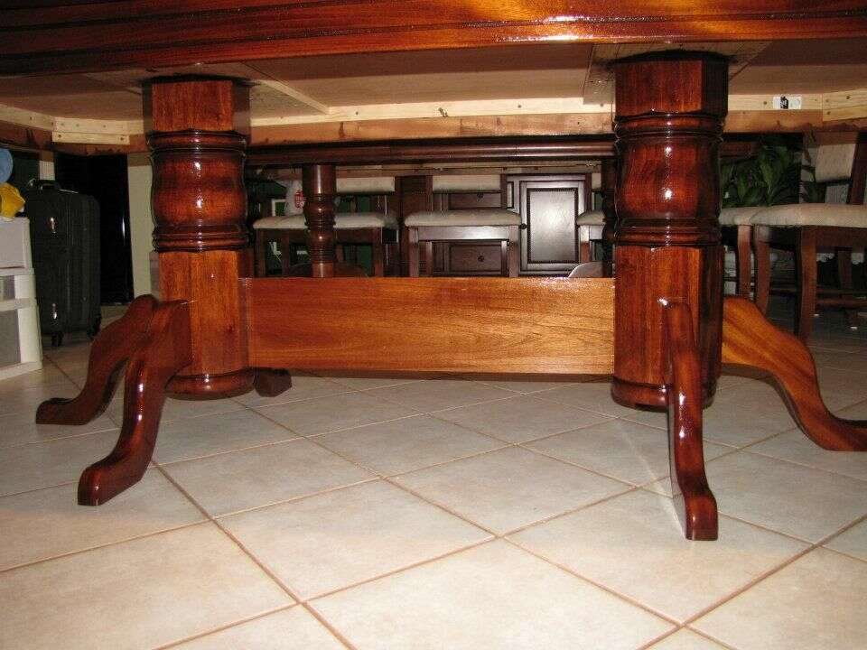 Osborne Wood | African Mahogany Double Pedestal Table