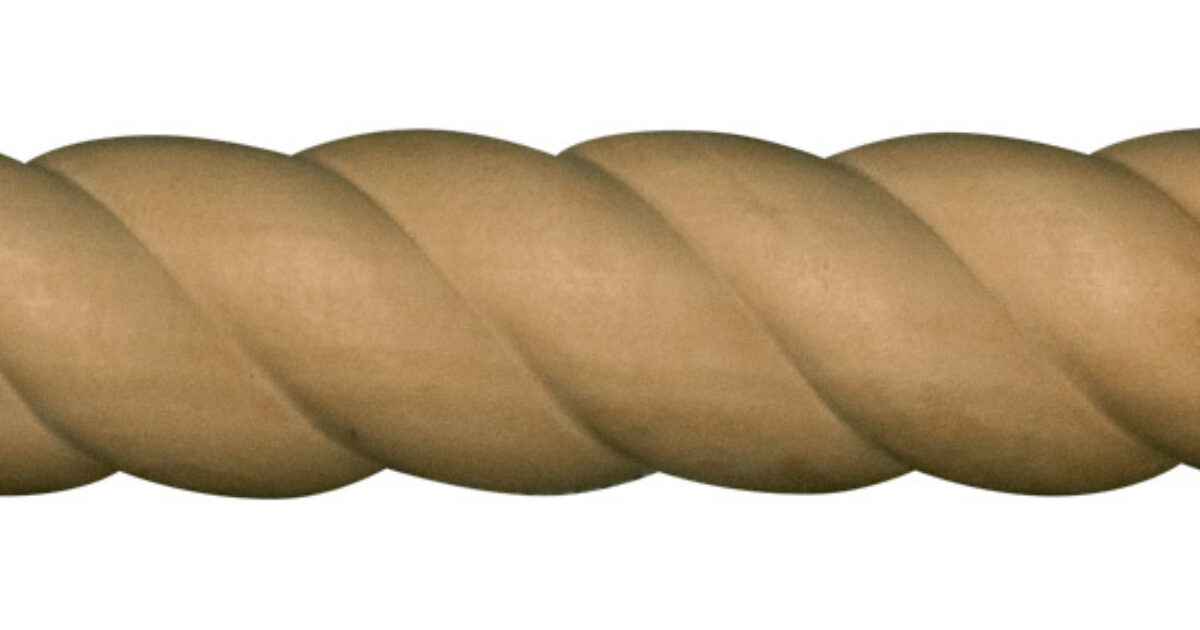 Osborne Wood | Half Round Rope Moulding