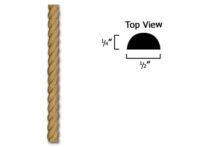 Osborne Wood | Sm. Rope Half Round