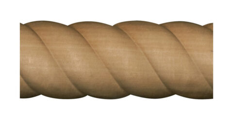 Osborne Wood | Half Round Rope Moulding - 8 ft. Stick