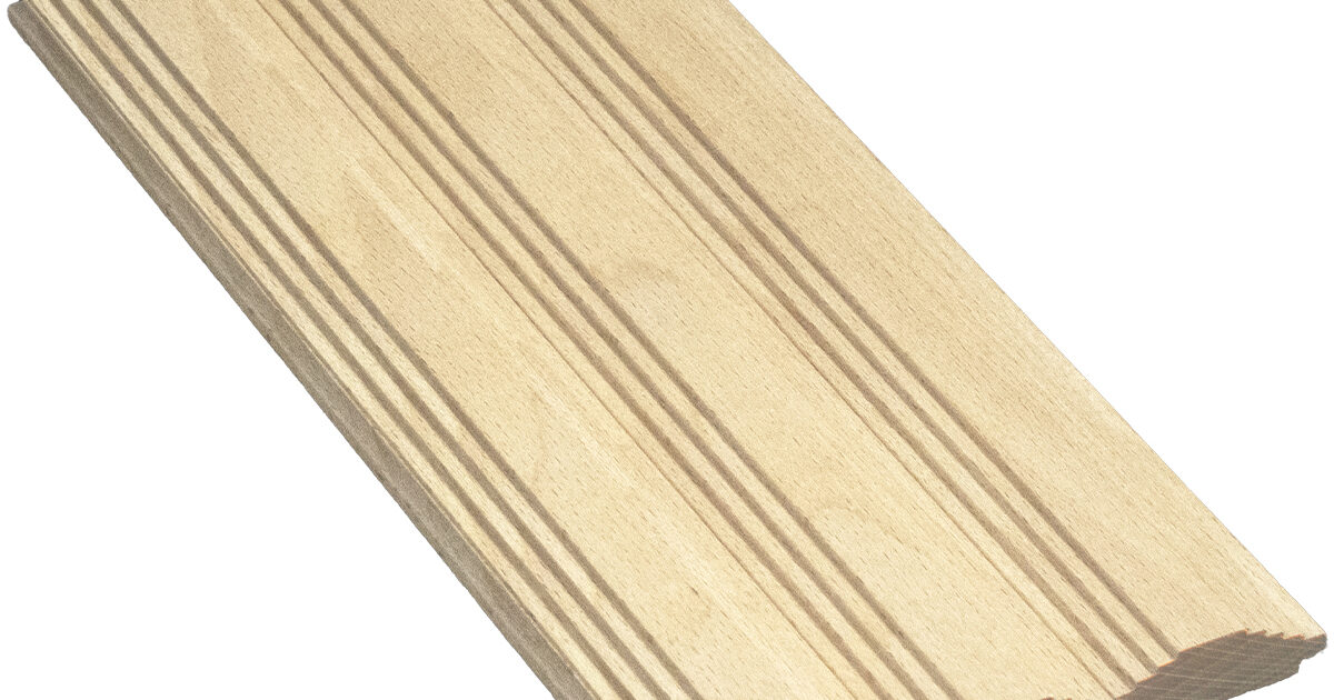 Osborne Wood | 3 21/32" x 15/32" Geometric Wave Wooden Slat Wall Panel