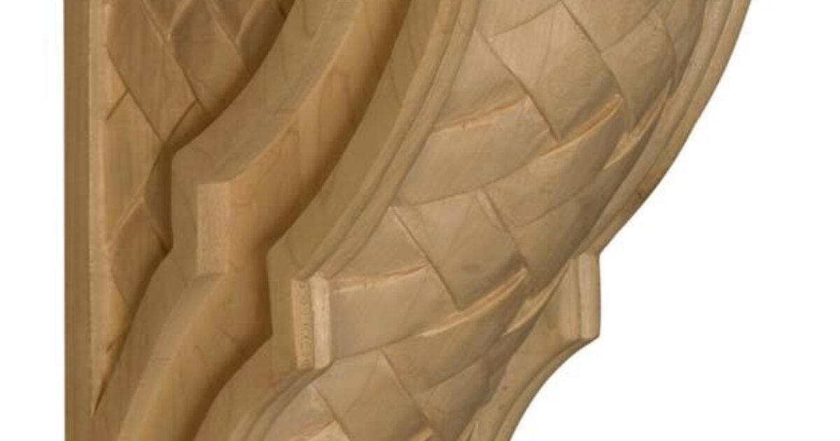 Osborne Wood | Ancona Corbel with Basket Weave