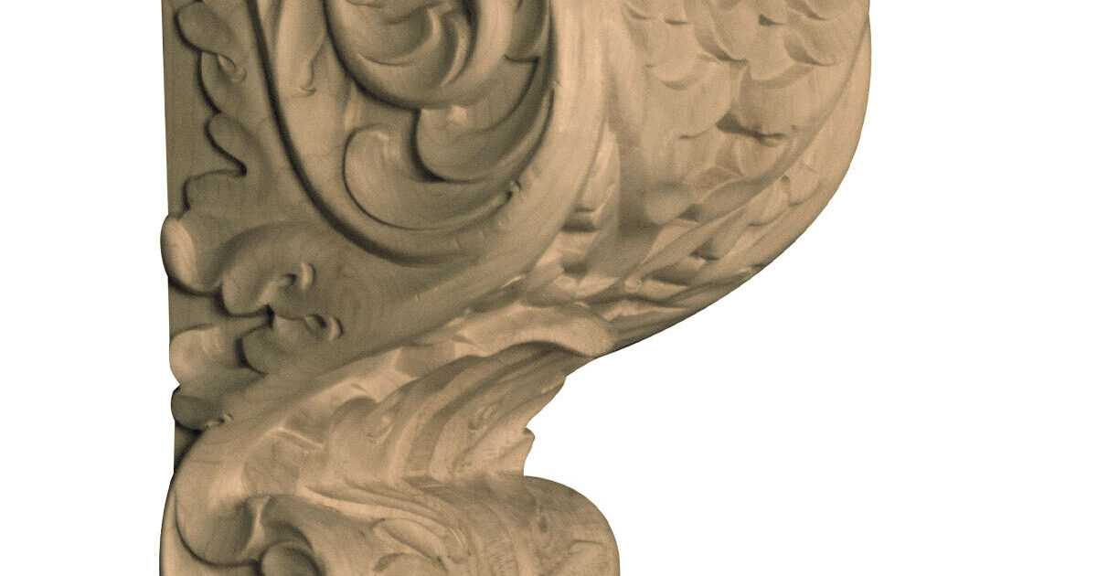 Osborne Wood | Acanthus Corbel with Scroll