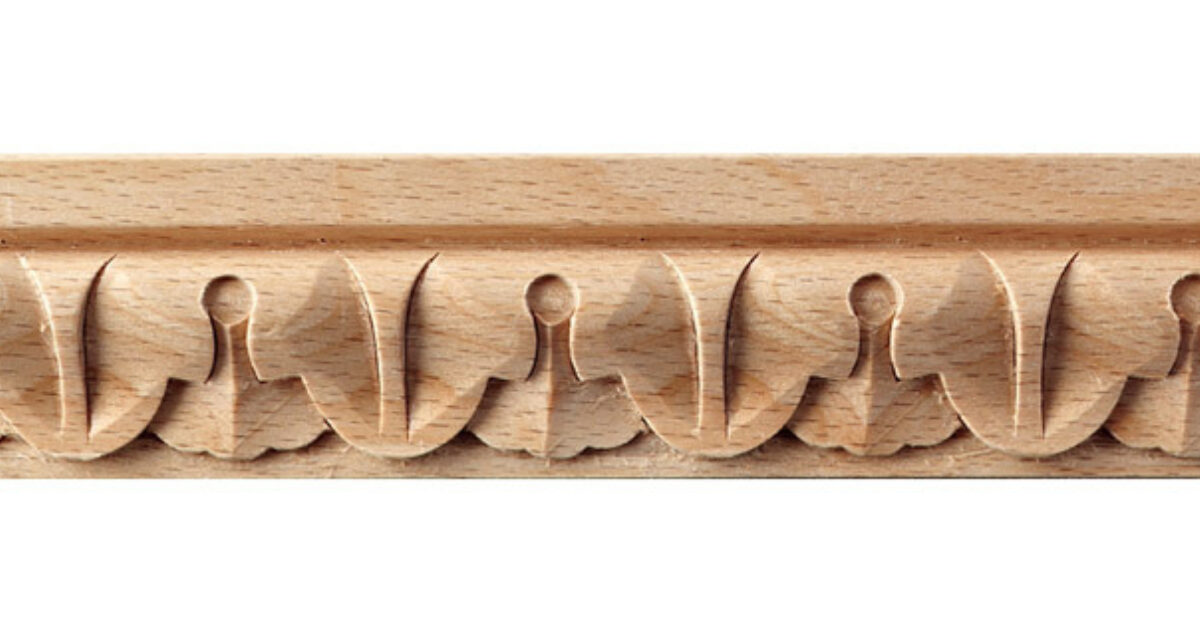 Osborne Wood | Carved Acanthus Leaf Moulding - 8 ft. Stick