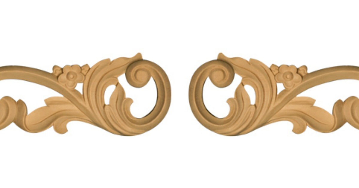 Osborne Wood | Medium Scrolls, Left and Right Pair