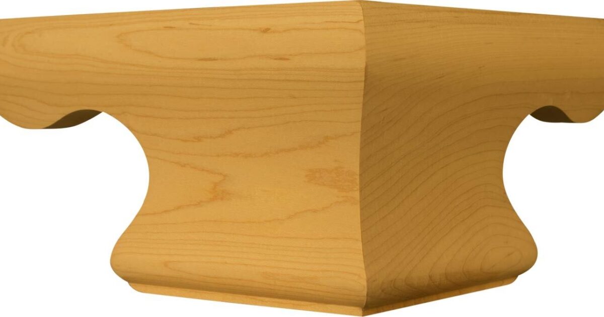 Osborne Wood | Corner Colonial Ogee Foot