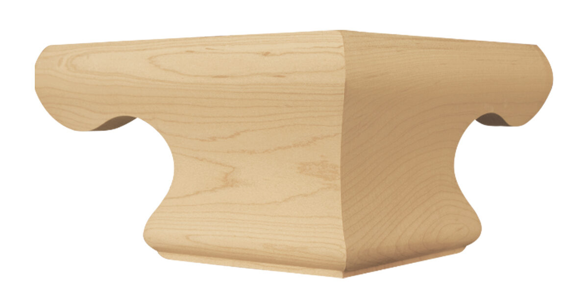 Osborne Wood | Corner Colonial Ogee Foot