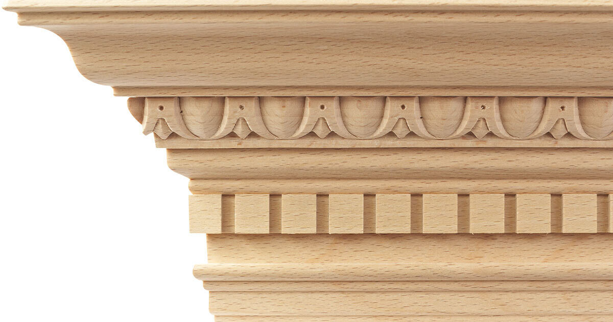 Osborne Wood | Detailed Classic Crown Moulding with Egg and Dart
