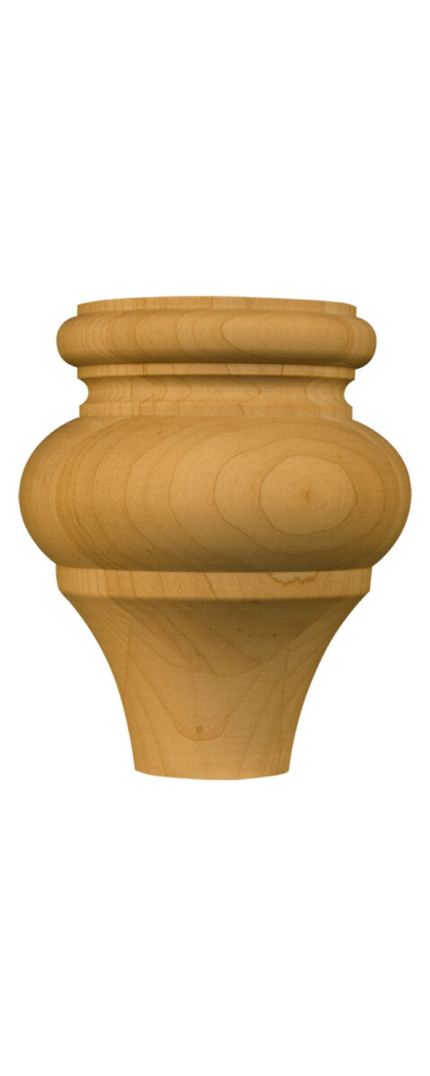 Osborne Wood | Brunswick Round Bun Foot (3 1⁄4″)