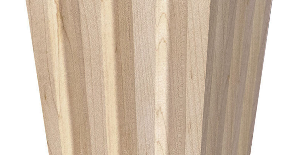 Osborne Wood | Fluted Four Sided Tapered Foot