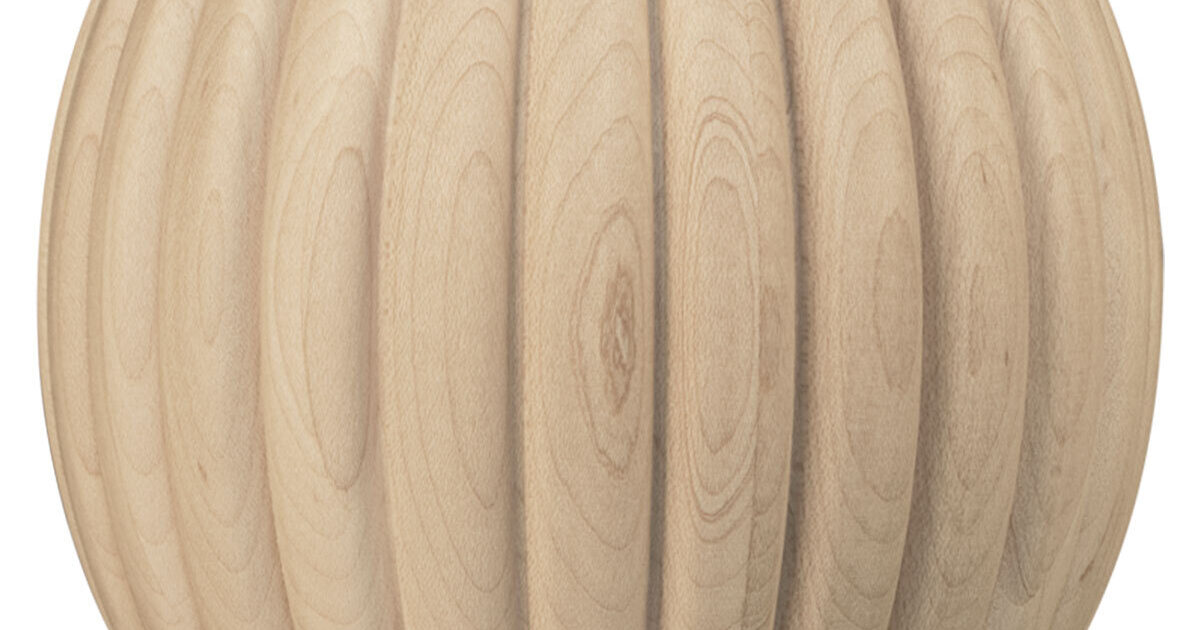 Osborne Wood | Reeded Round Bun Foot