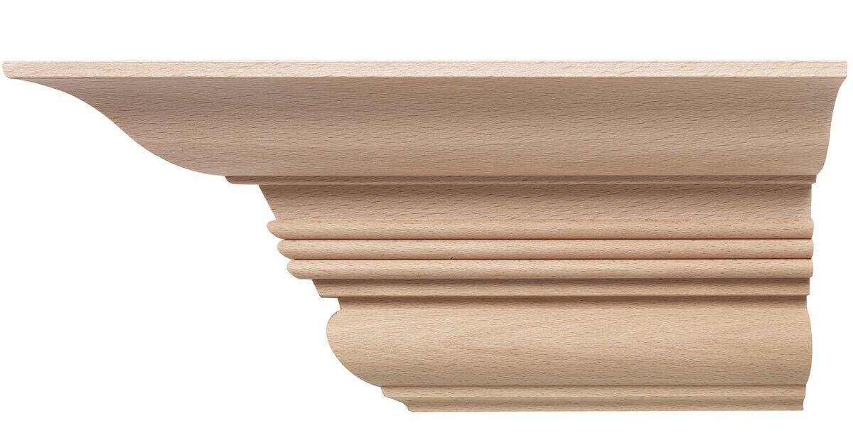 Osborne Wood | Full Reeded Classic Crown Moulding