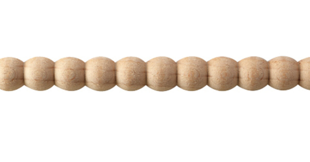 Osborne Wood | Half Round Pearl Beading - 3 ft. Stick