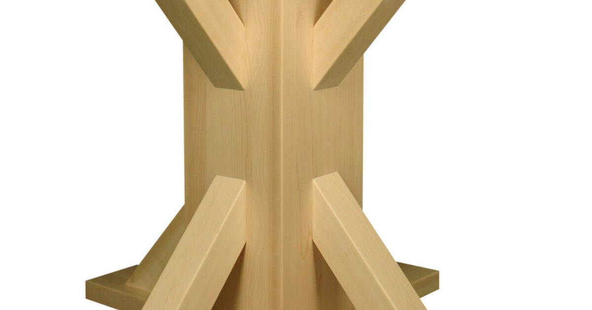 Osborne Wood | Massive Craftsman Square Pedestal