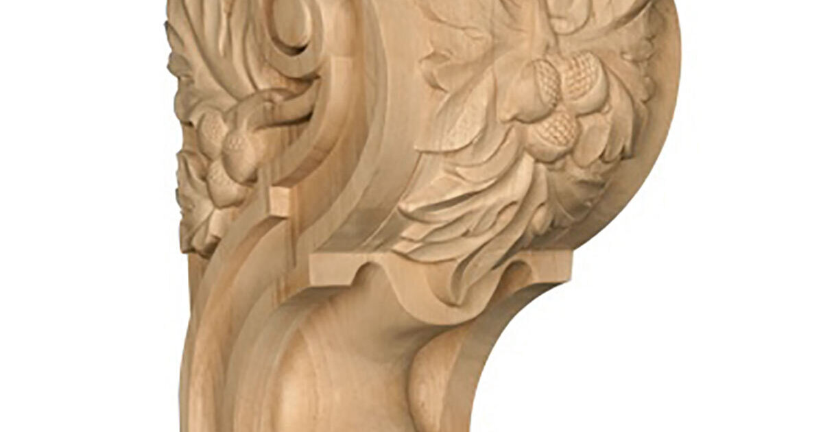 Osborne Wood | Large/Wide Acorn Corbel