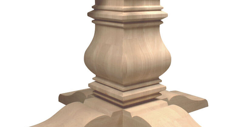 pedestal column table base