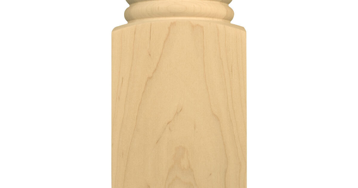 Osborne Wood | Lg. Half Round Plinth with Mod. Spool