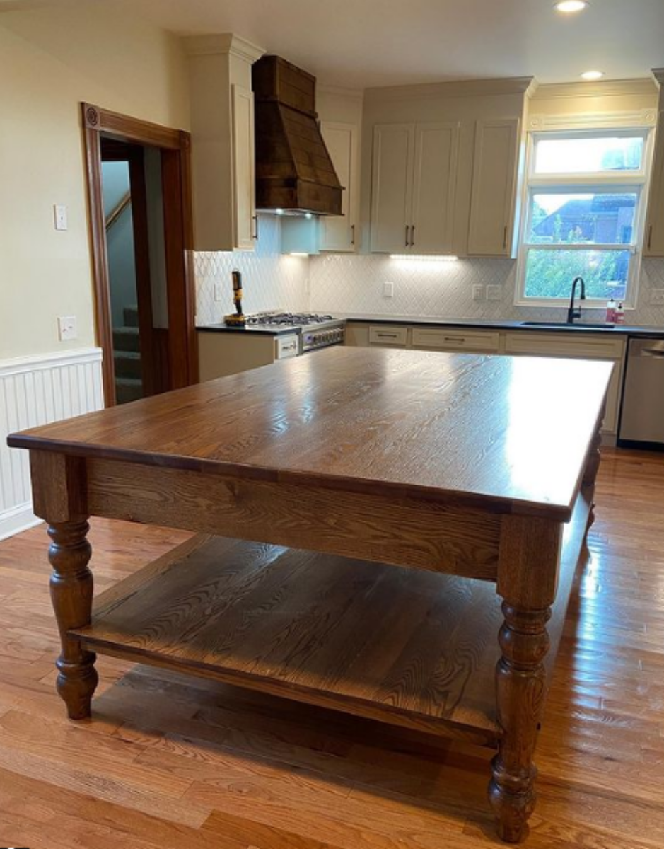 Kitchen island table legs store