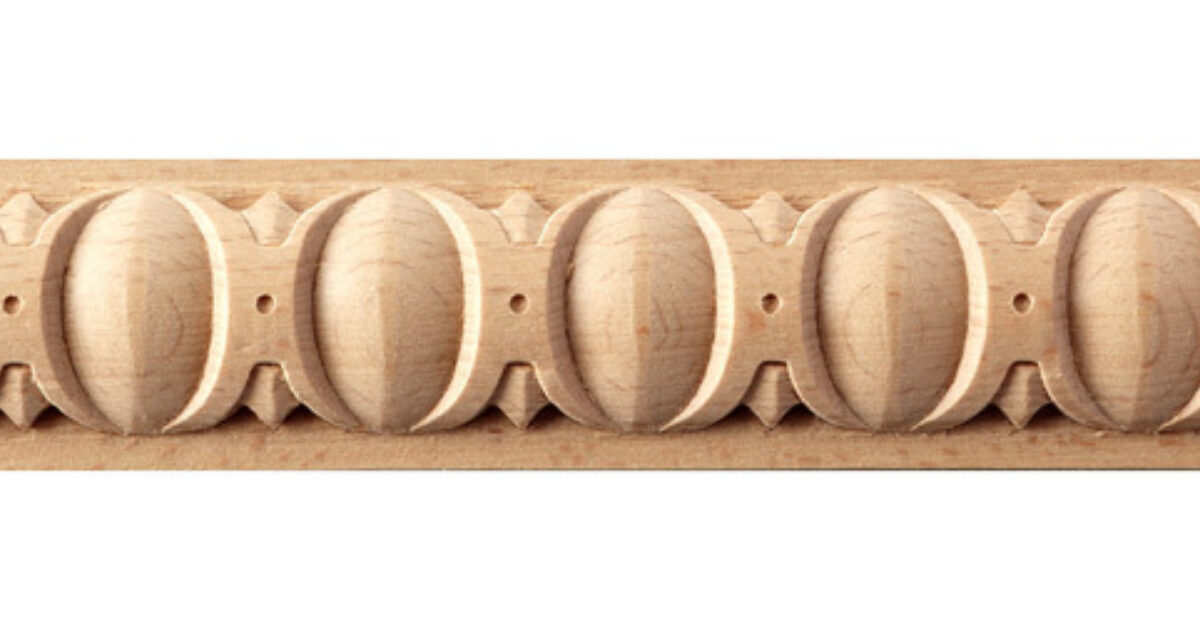 Osborne Wood | Full Egg & Dart Moulding - 8 ft. Stick
