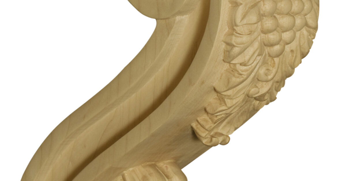 Osborne Wood | Modified Bar Corbel with Grapes