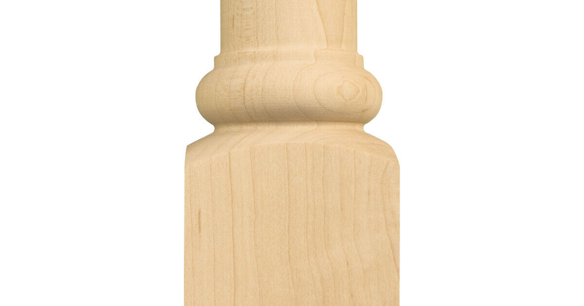 Osborne Wood | Sm. Half Round Plinth with Spool (5.5inch)