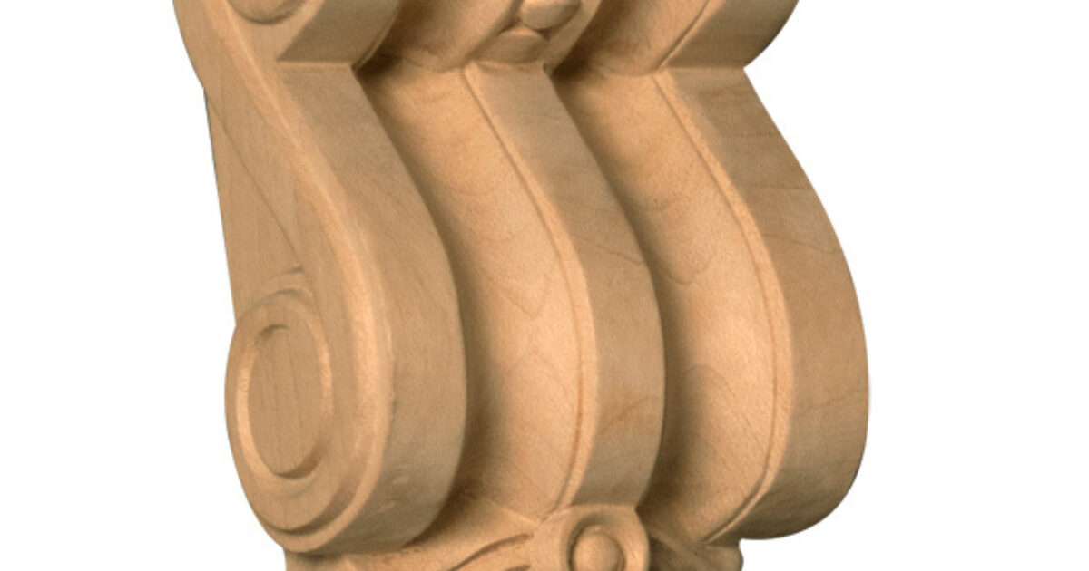 Osborne Wood | Small Scrolled Corbel