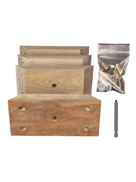 Osborne Wood | Mounting Block Wood Plate - Set of 4